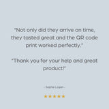 QR-code Biscuits (7.5cm) For Your Business | The Biskery